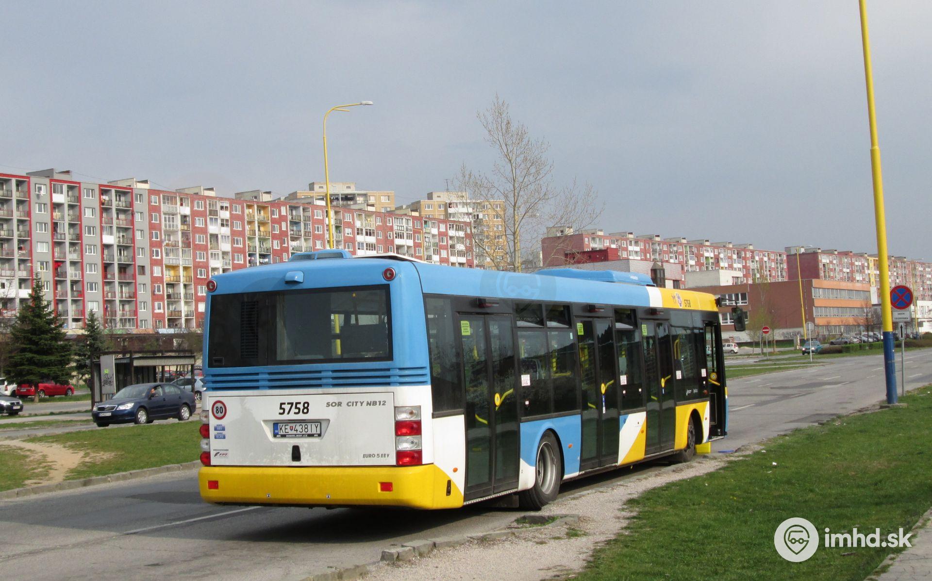 SOR NB 12 City #5758 • imhd.sk Košice