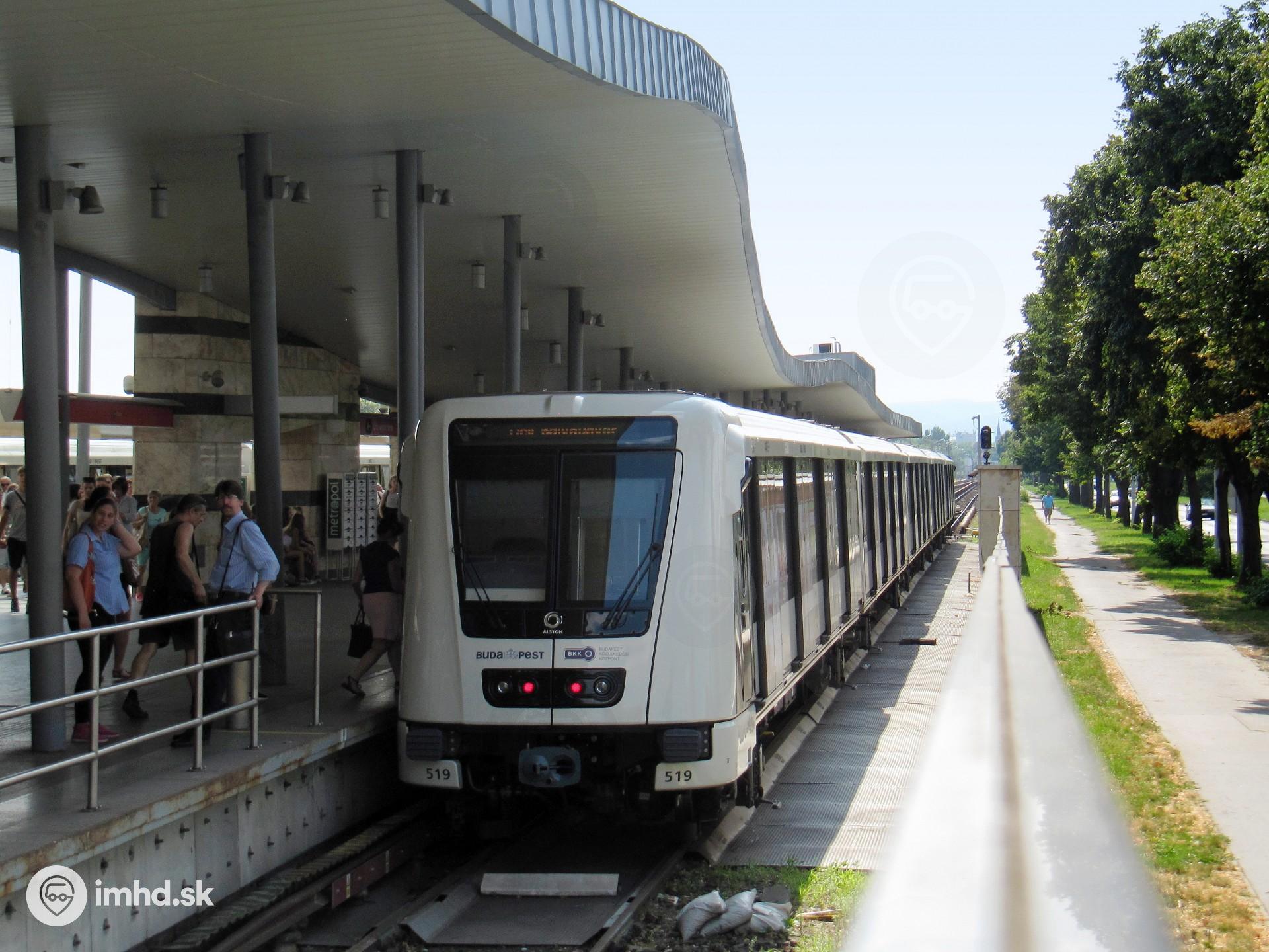 Trasa linky metra M2 • imhd.sk Košice