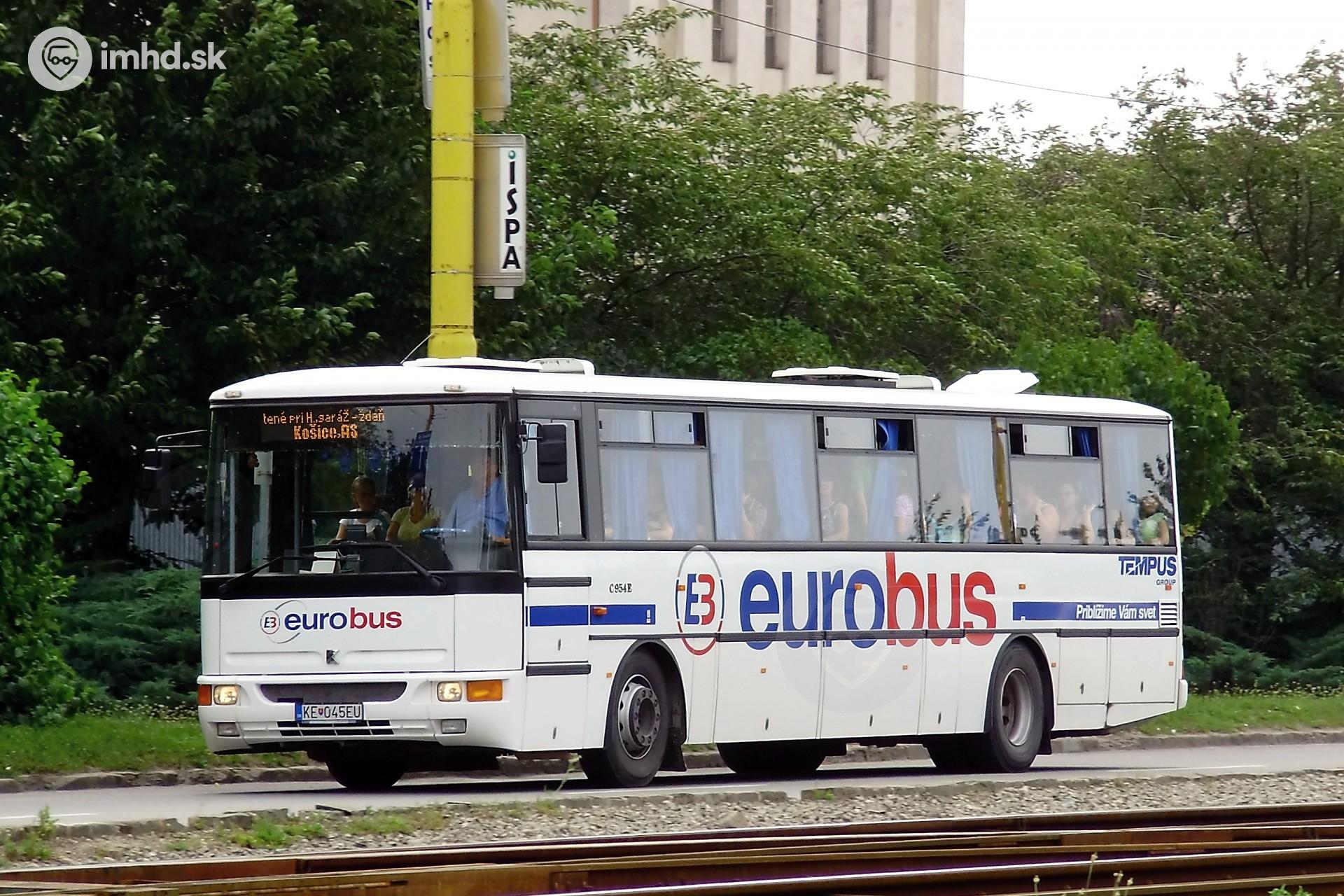 #KE-526BZ, Košice, Bajzova ul., autobusová stanica • imhd.sk Košice