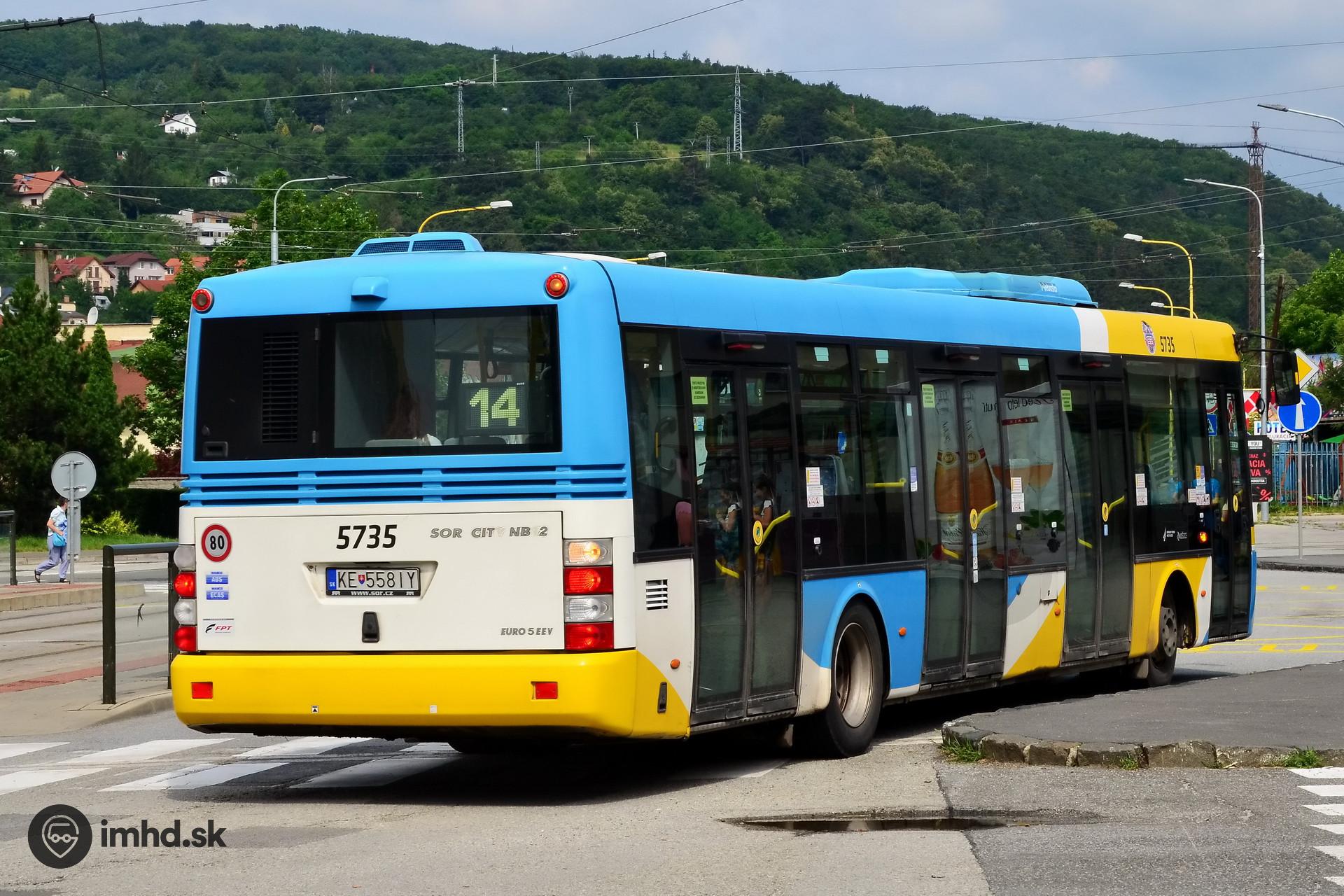 SOR NB 12 City #5735 • imhd.sk Košice