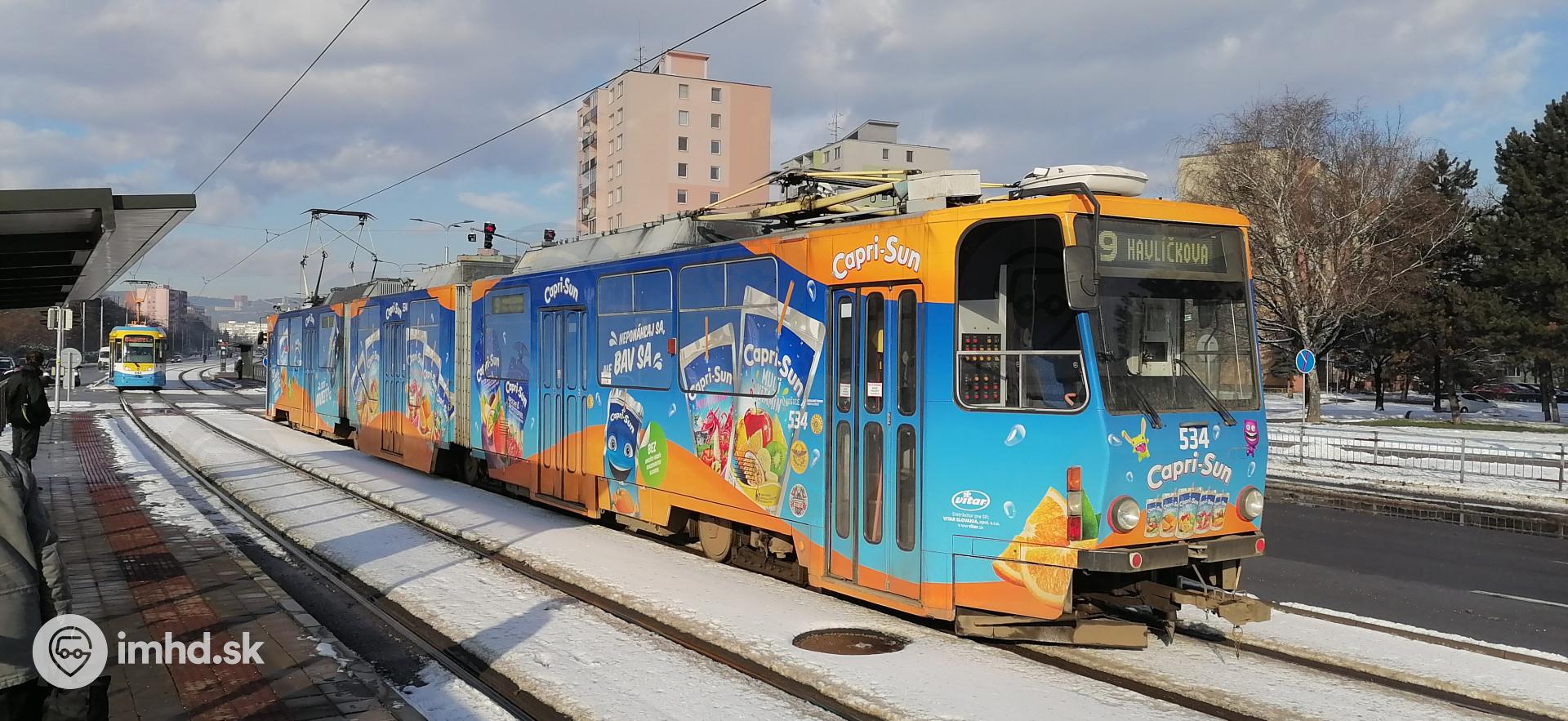 ČKD Tatra KT8 #534 • imhd.sk Košice