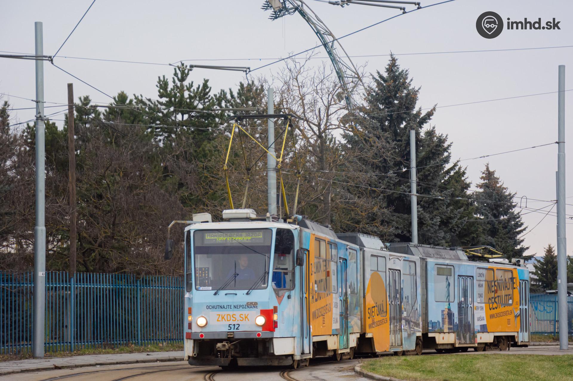 ČKD Tatra KT8 #512 • imhd.sk Košice