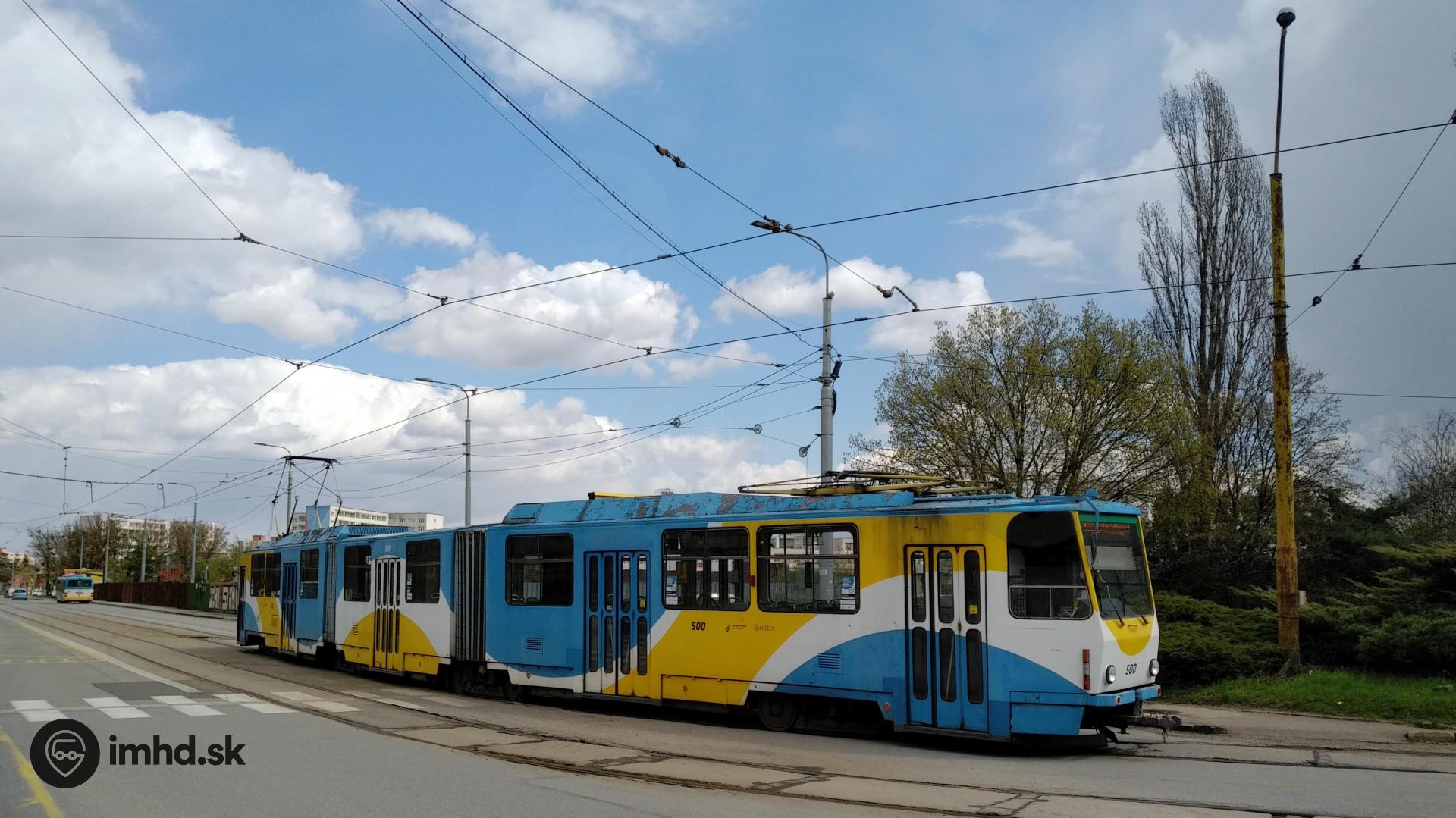 ČKD Tatra KT8 #500 • imhd.sk Košice