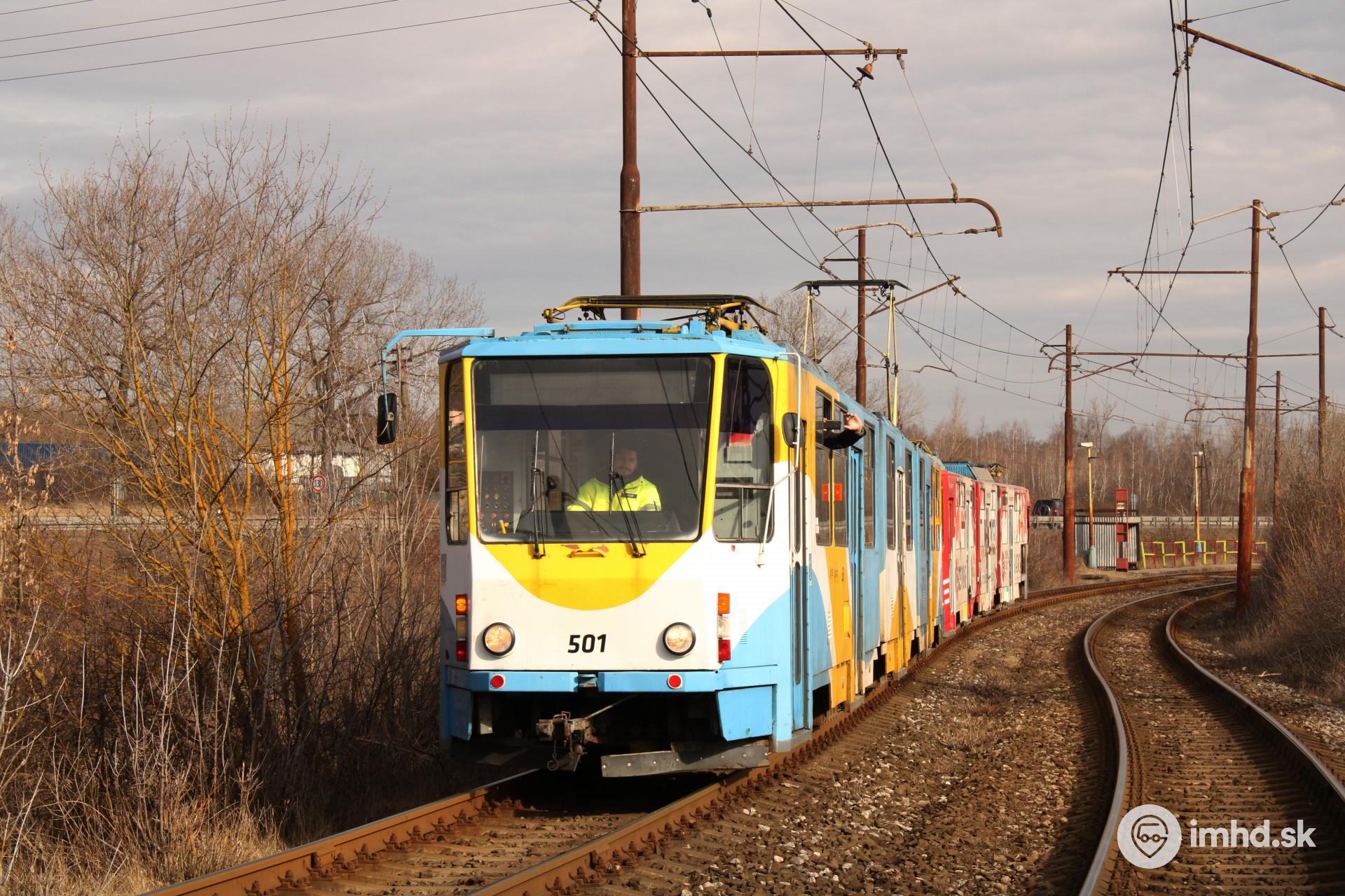 ČKD Tatra KT8 #501 • imhd.sk Košice