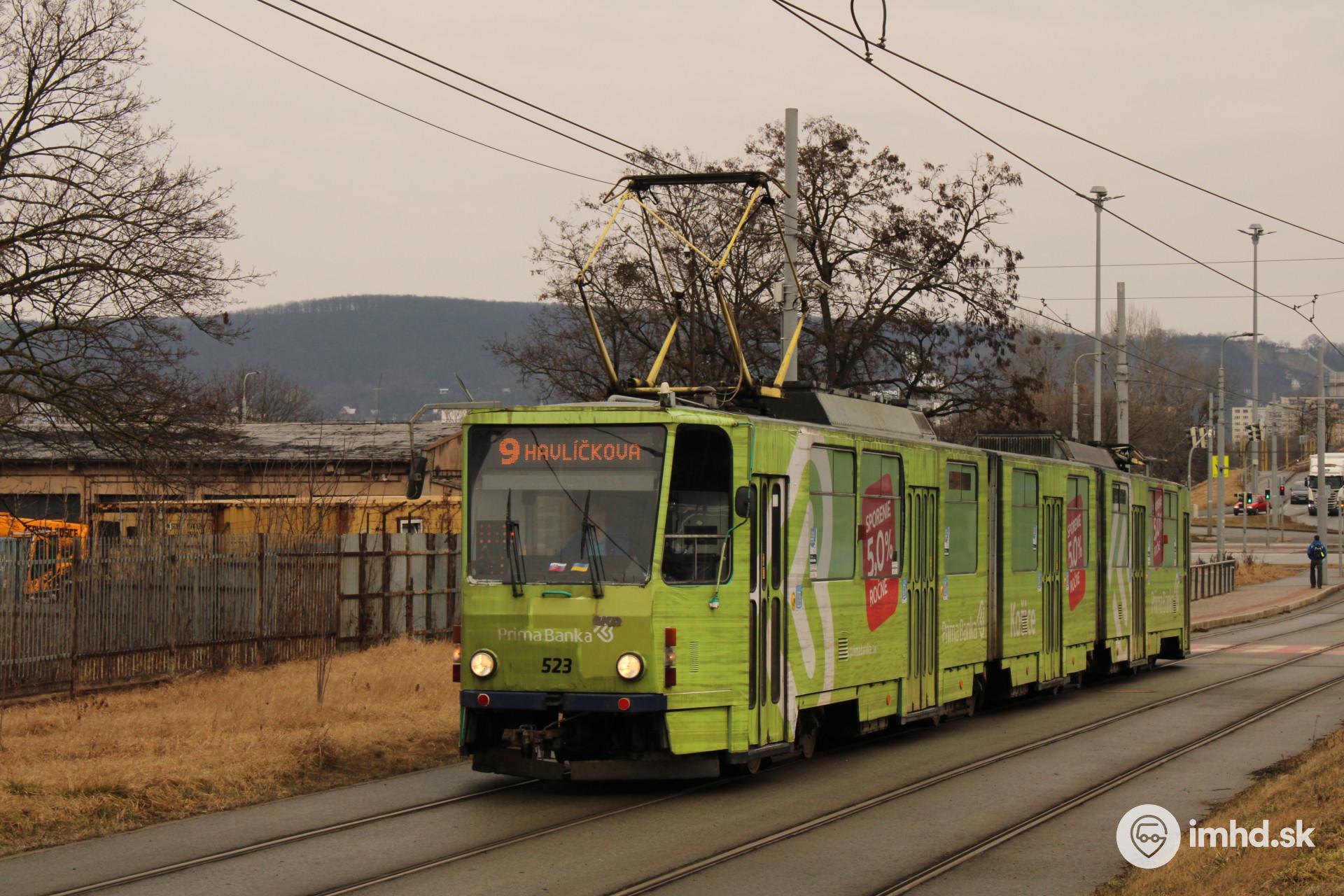 ČKD Tatra KT8 #523 • imhd.sk Košice