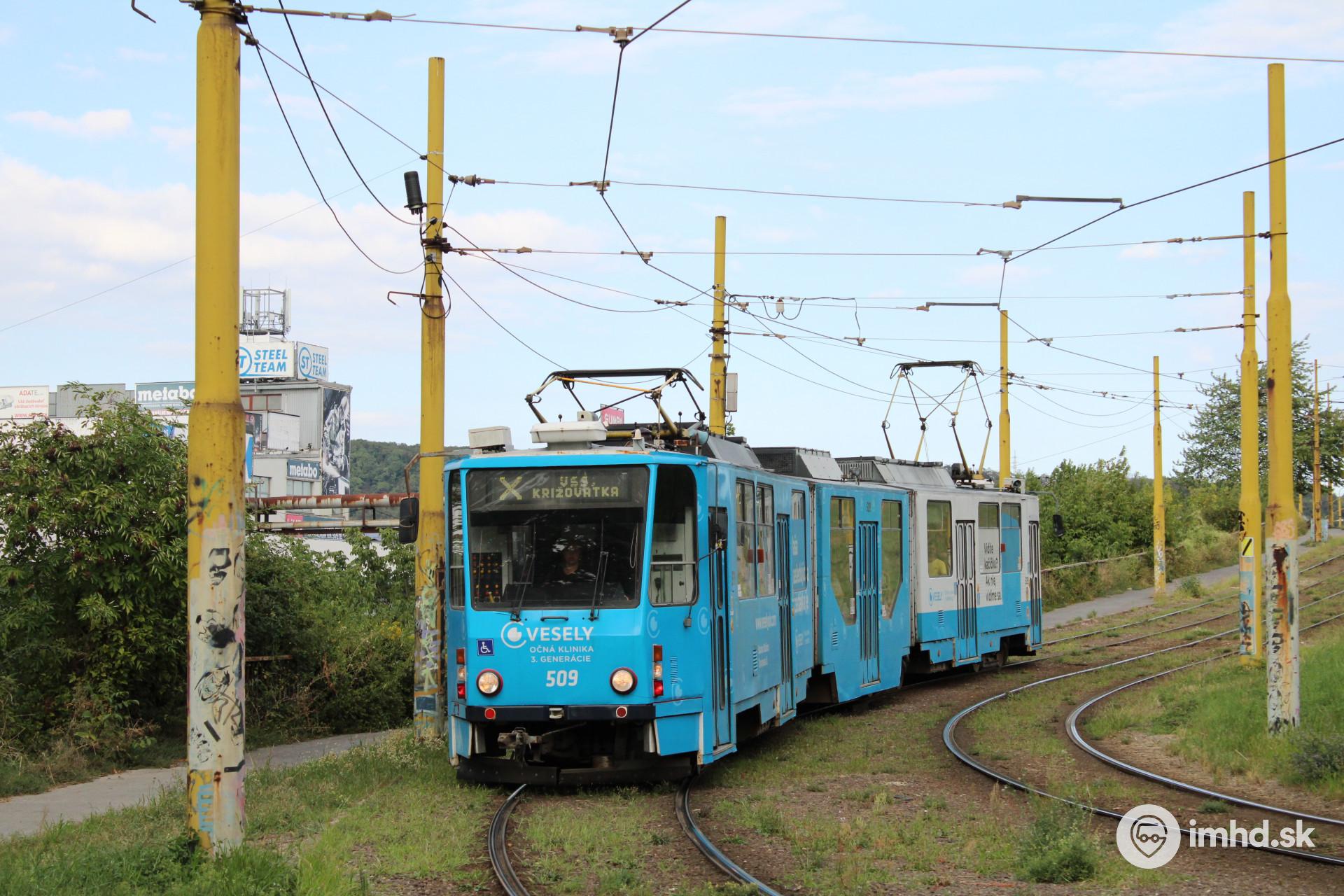 ČKD Tatra KT8 #509 • imhd.sk Košice