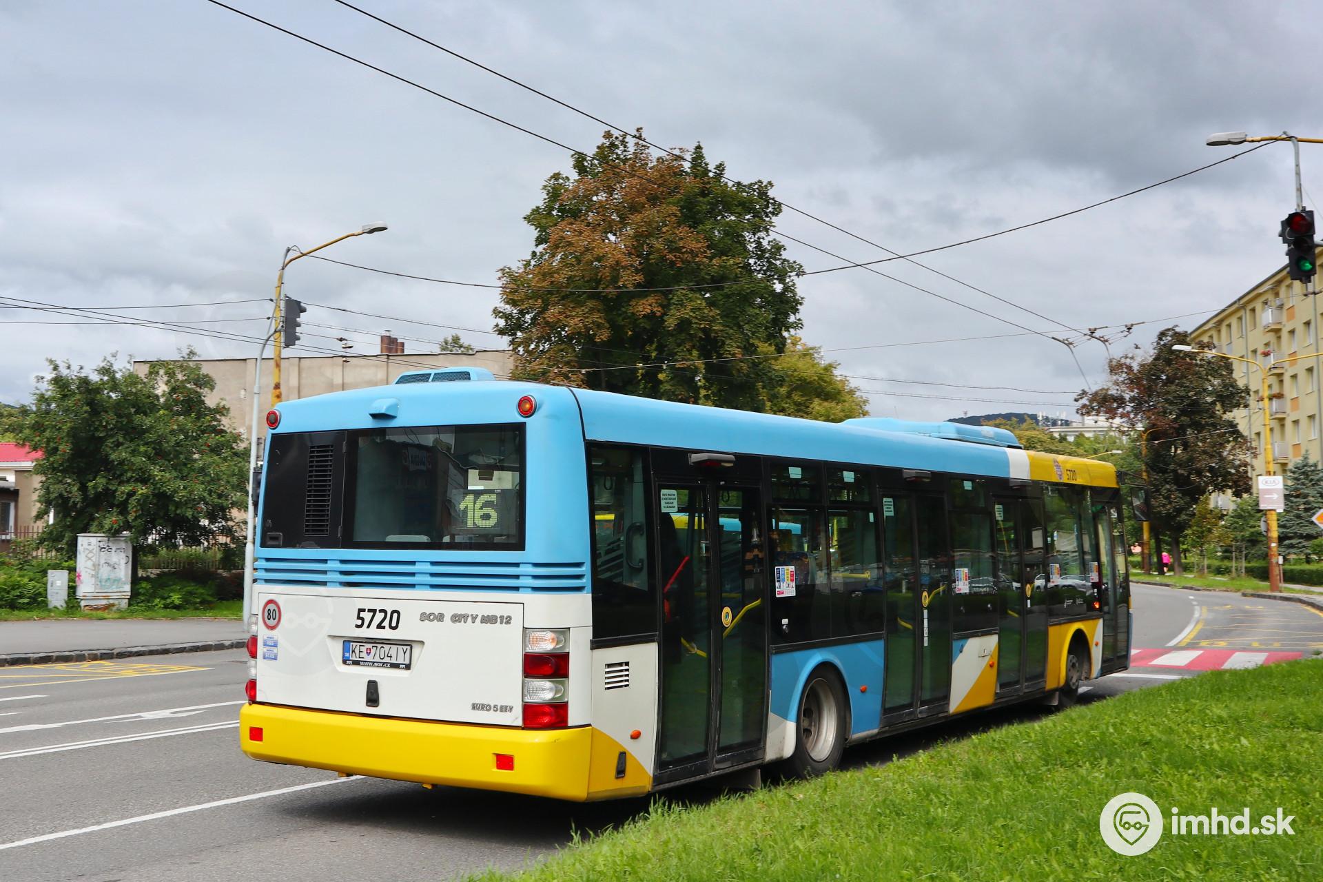 SOR NB 12 City #5720 • imhd.sk Košice