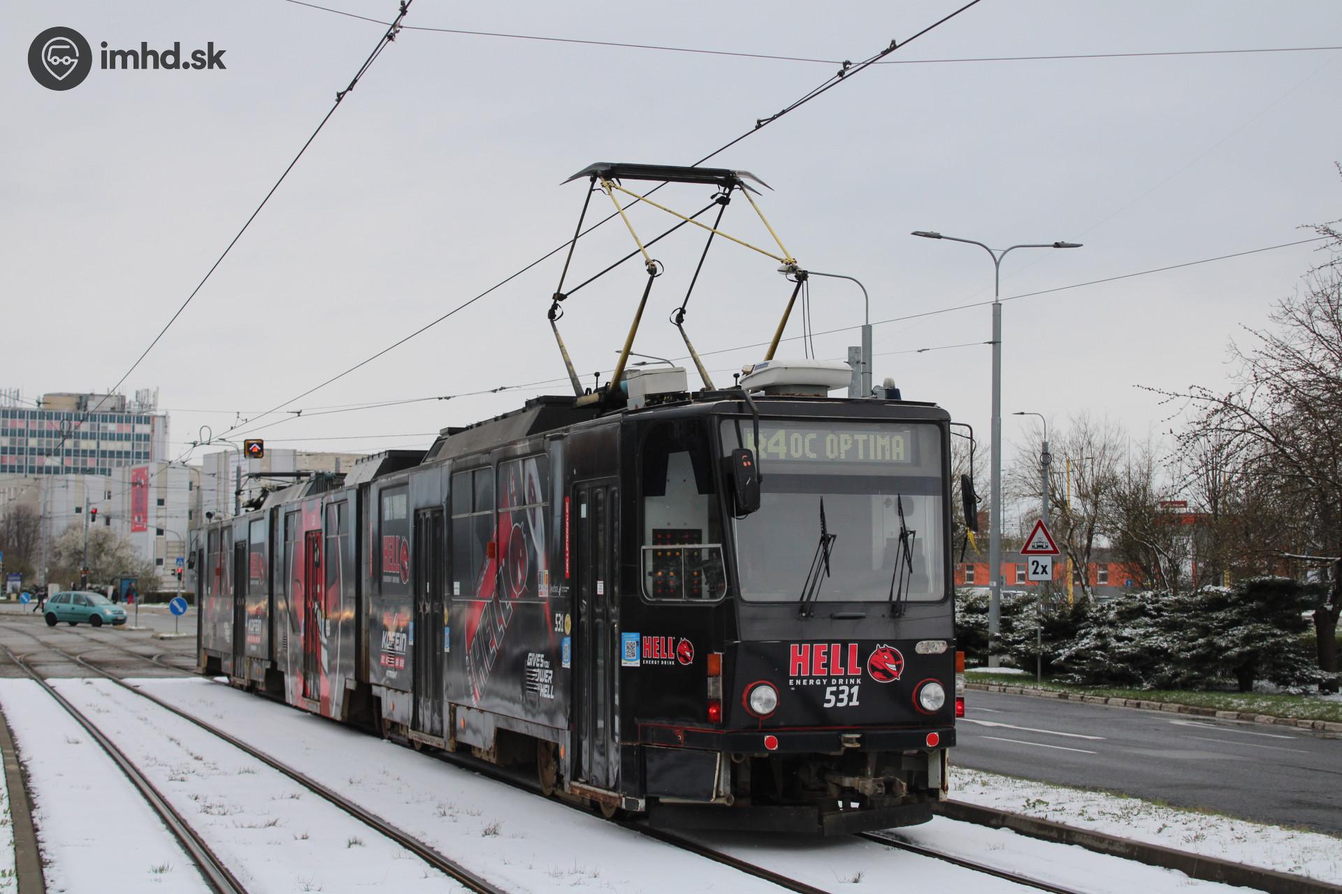 ČKD Tatra KT8 #531 • imhd.sk Košice