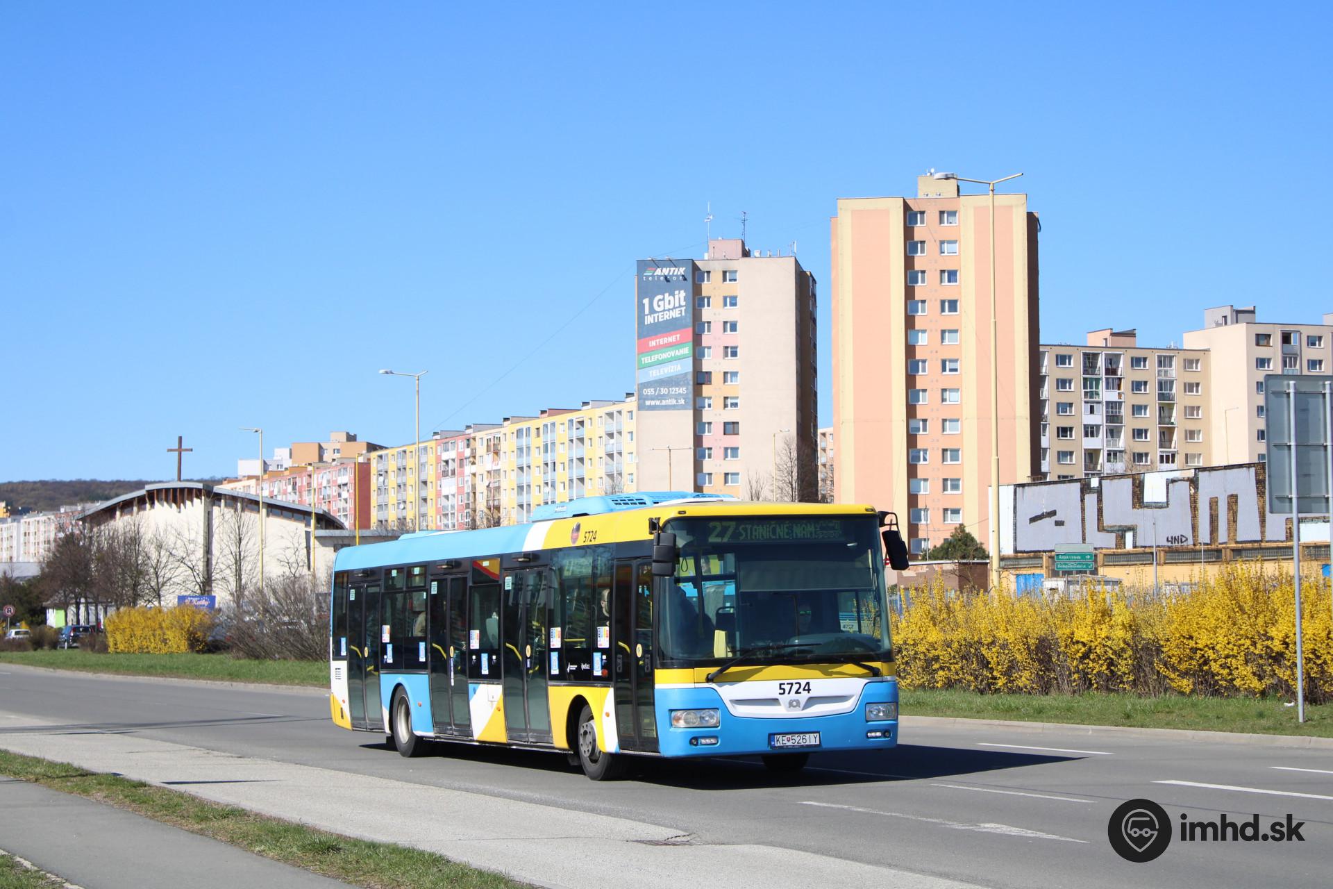 SOR NB 12 City #5724 • imhd.sk Košice