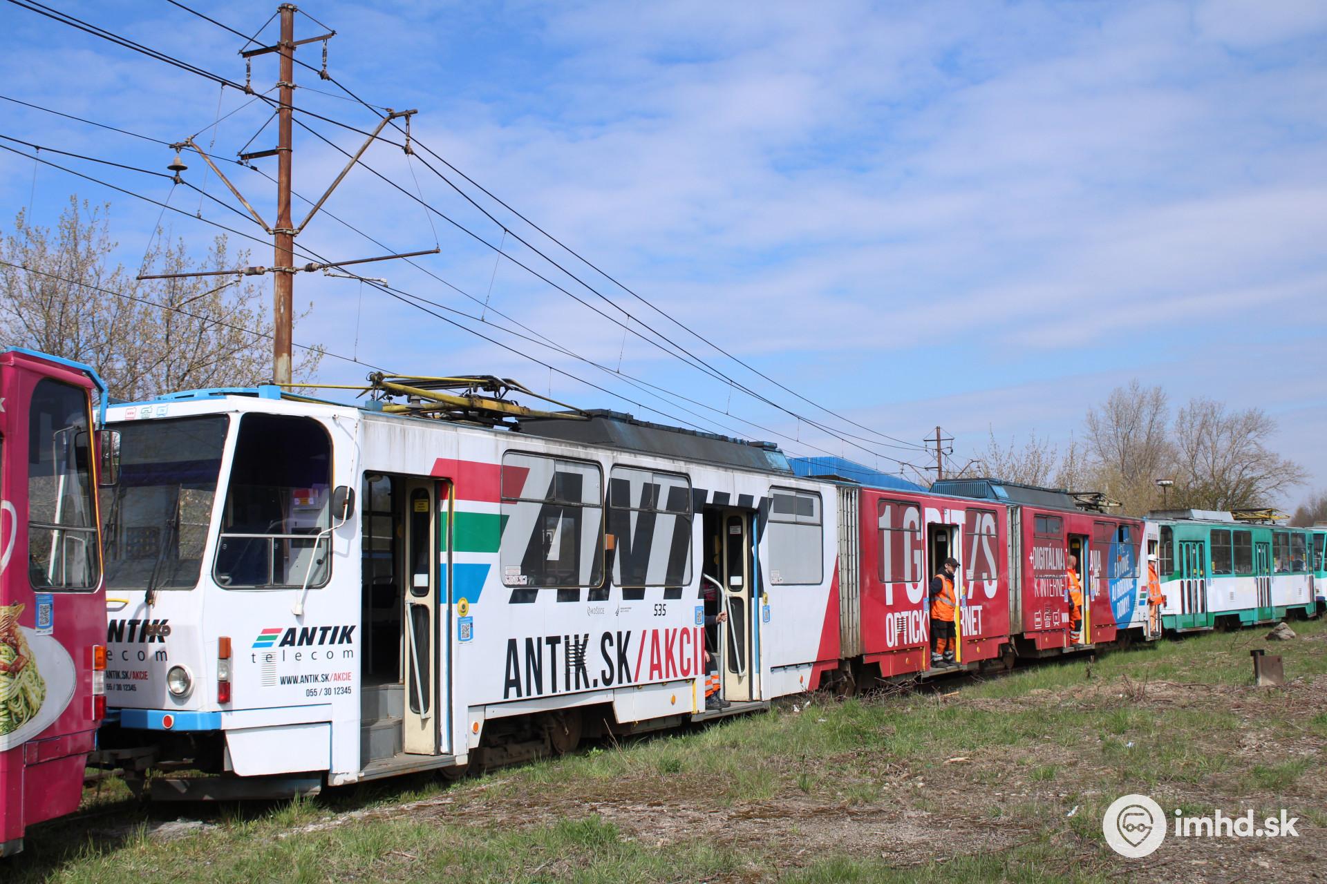 ČKD Tatra KT8 #535 • imhd.sk Košice