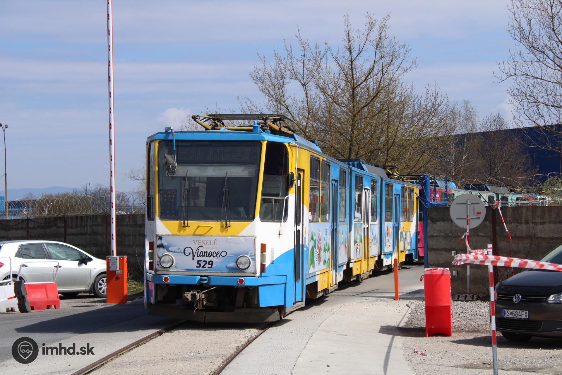 ČKD Tatra KT8 #529 • imhd.sk Košice