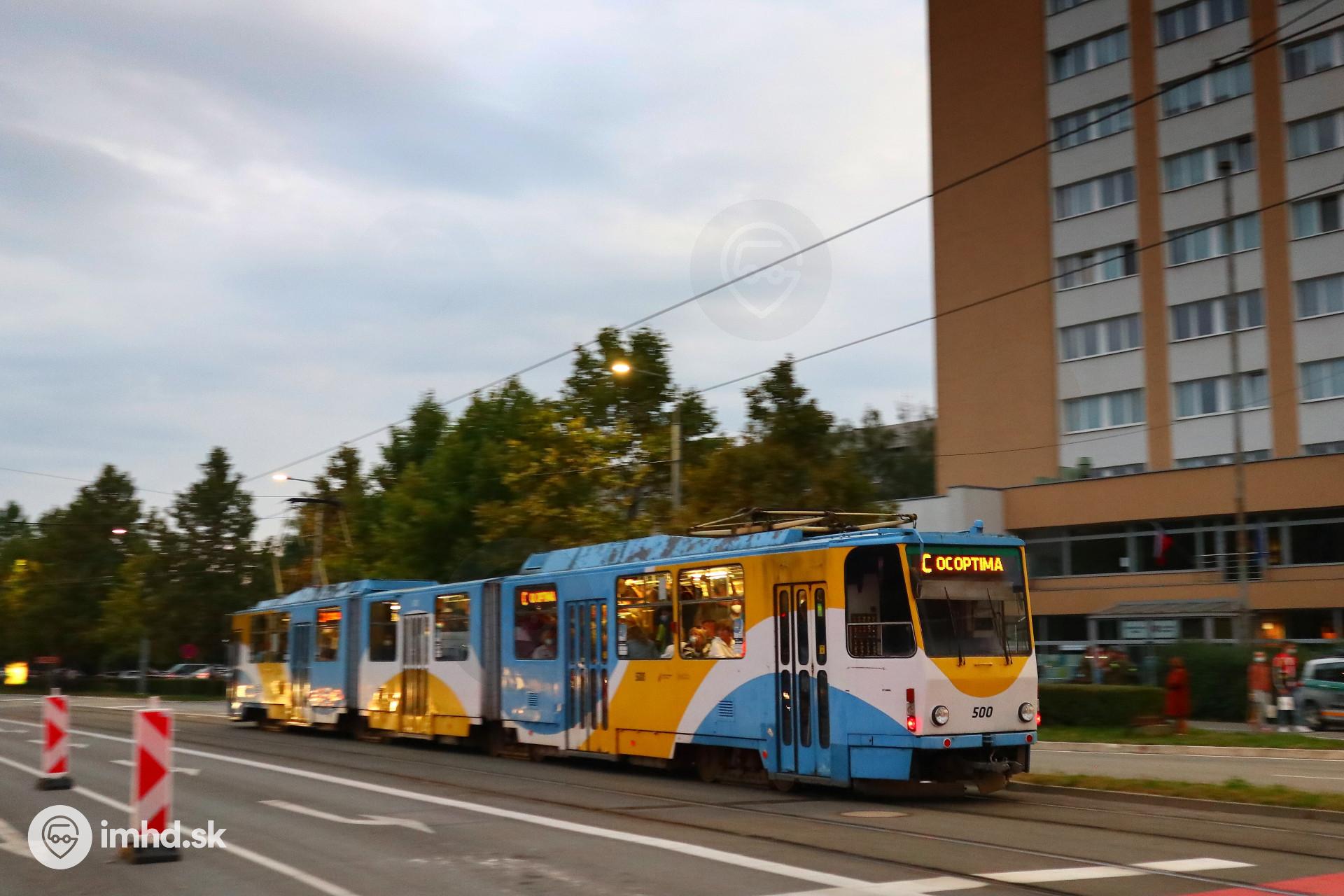 ČKD Tatra KT8 #500 • imhd.sk Košice