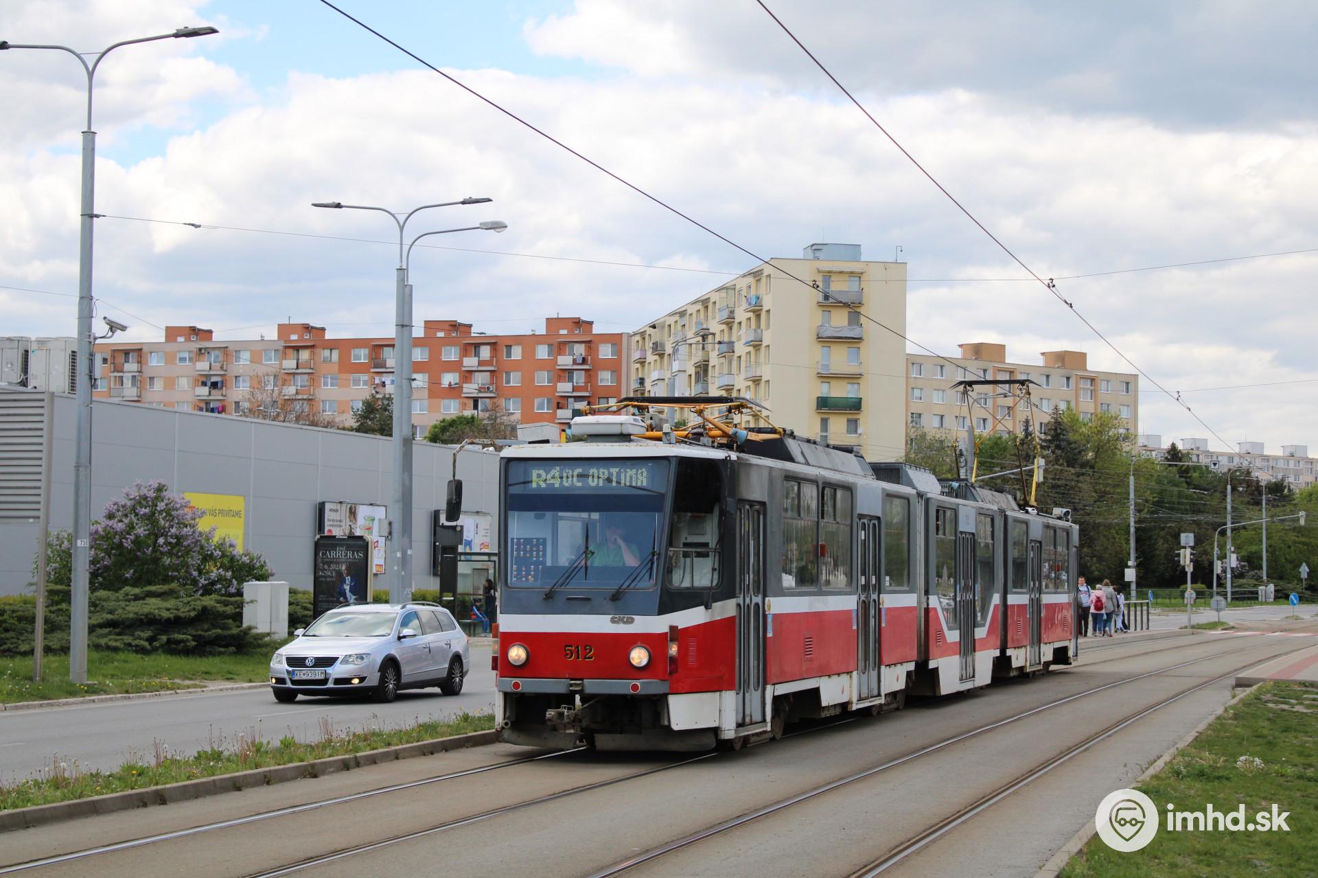 ČKD Tatra KT8 #512 • imhd.sk Košice