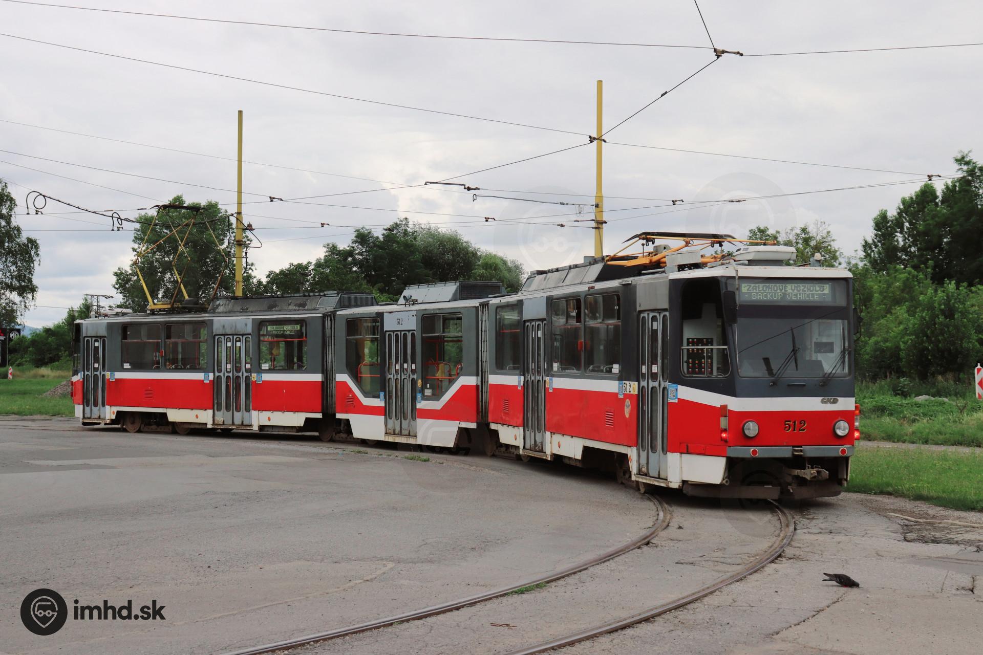 ČKD Tatra KT8 #512 • imhd.sk Košice