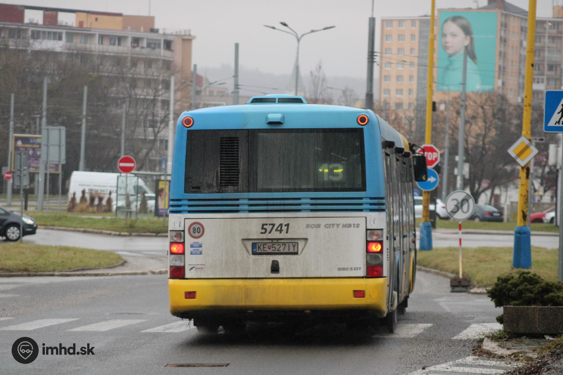 SOR NB 12 City #5741 • imhd.sk Košice