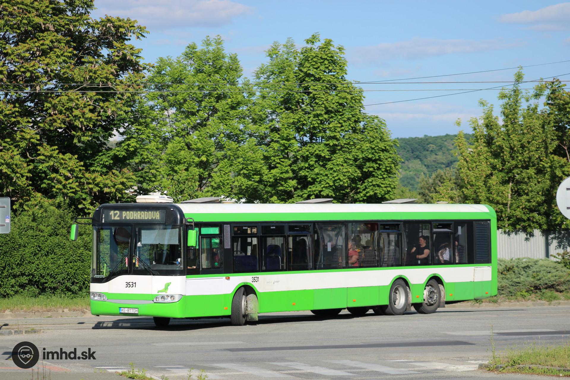 3531 na dojazdovom spoji linky 55 míňa predposlednú zastávku • imhd.sk ...