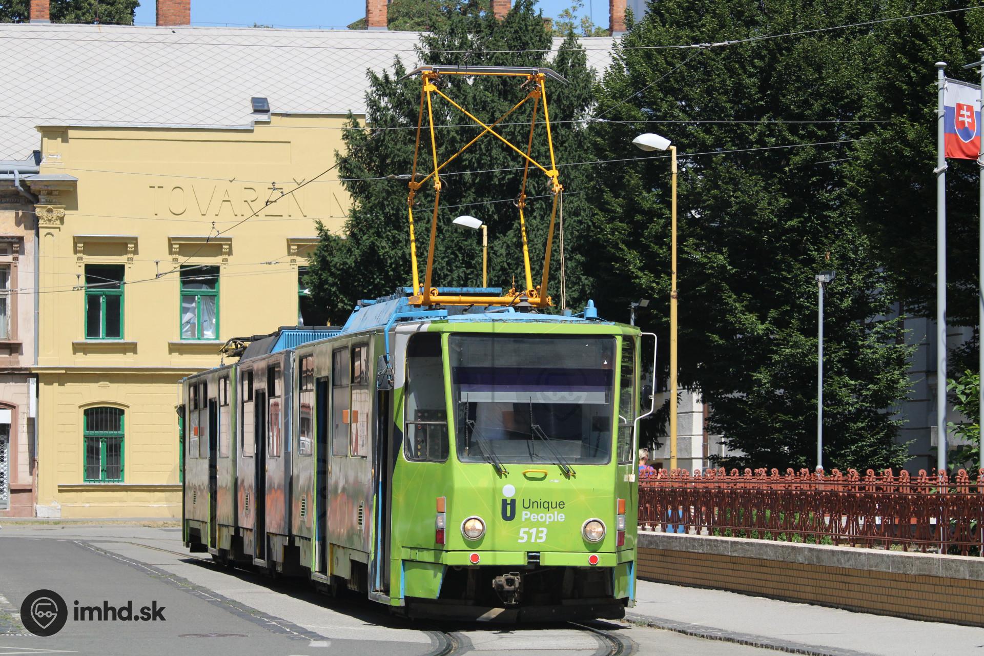 ČKD Tatra KT8 #513 • imhd.sk Košice
