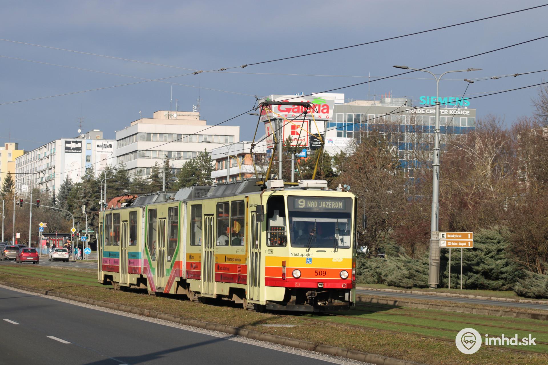 #509 mimoriadne vypravená v nedeľu na linku 9, kvôli prebiehajúcemu ...