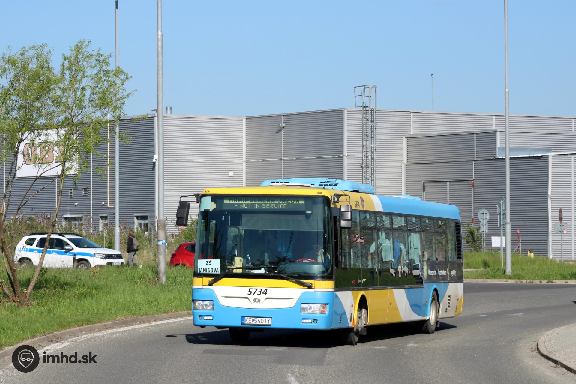 SOR NB 12 City #5734 • imhd.sk Košice