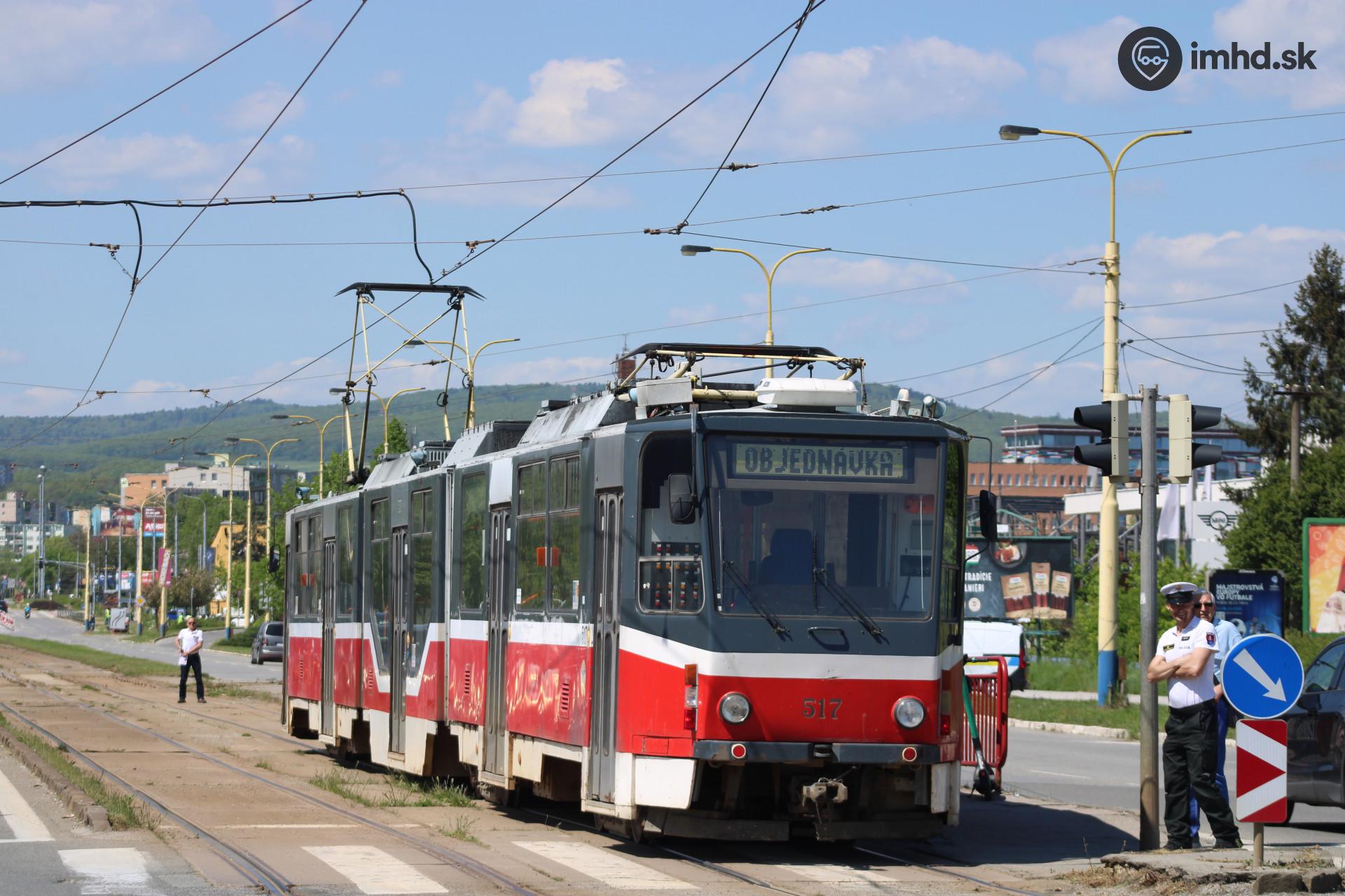 ČKD Tatra KT8 #517 • imhd.sk Košice