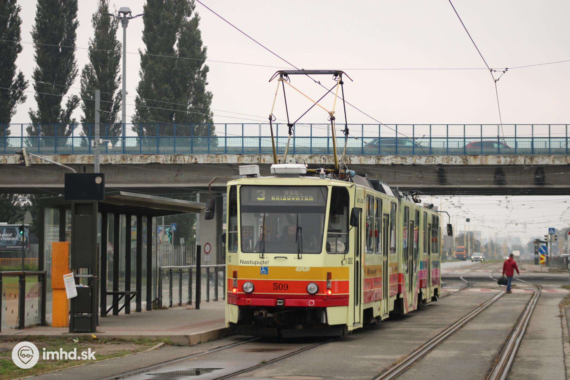 ČKD Tatra KT8 #509 • imhd.sk Košice