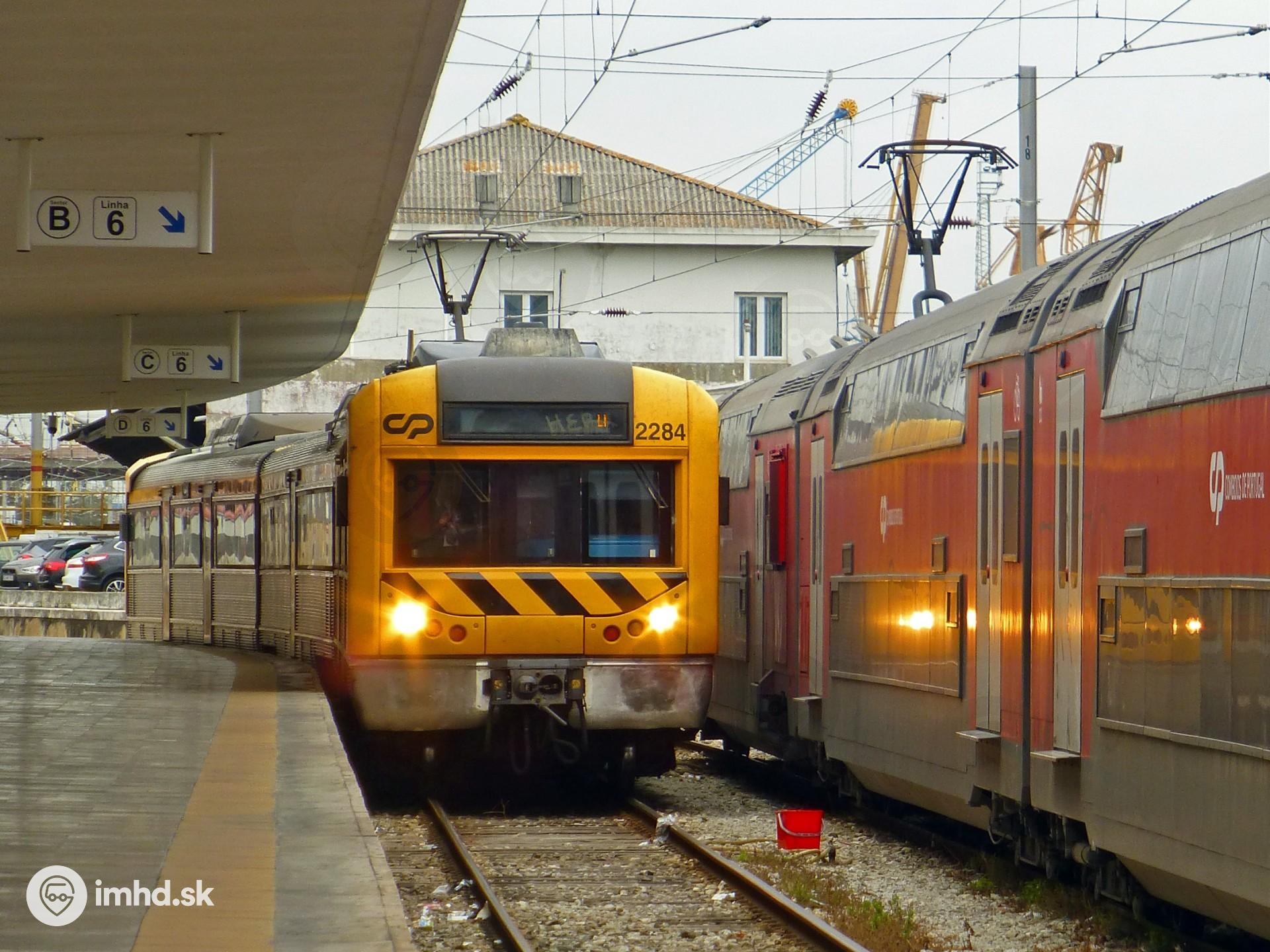 Route Linha de Cascais, Cais do Sodré • imhd.sk Martin