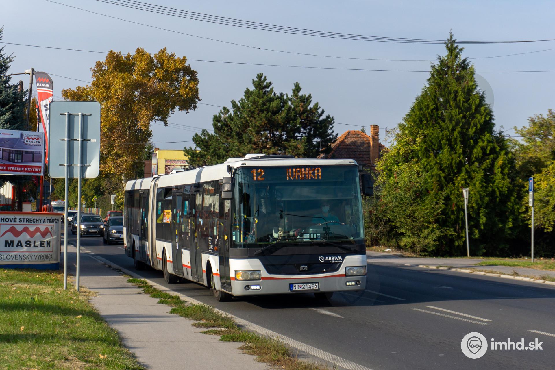 SOR NB 18 City (Arriva) #NR-214EX • imhd.sk Nitra