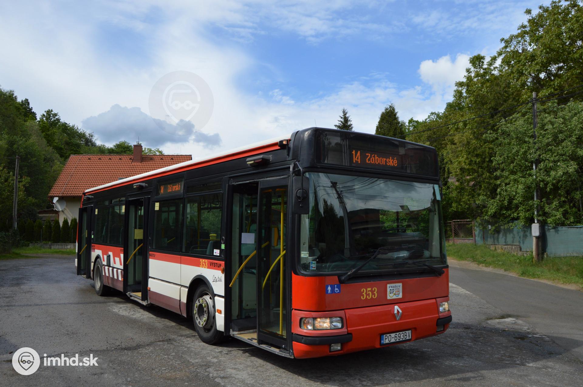 Renault - Karosa City bus 12M #353 • imhd.sk Prešov