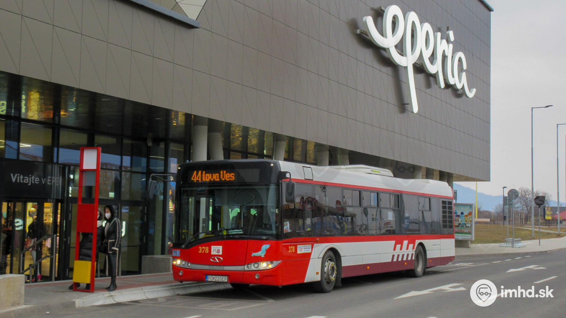 Výluka Eperia (2. – 4.11.2022) • imhd.sk Prešov