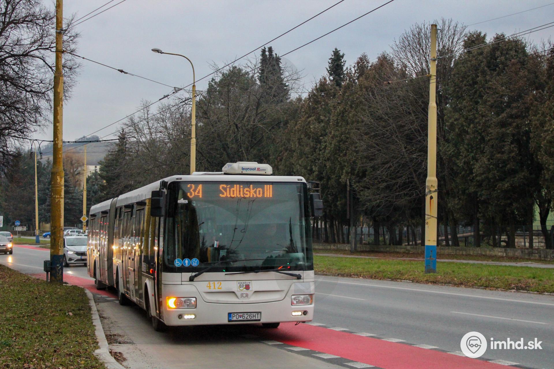 SOR NB 18 City #412 • imhd.sk Prešov