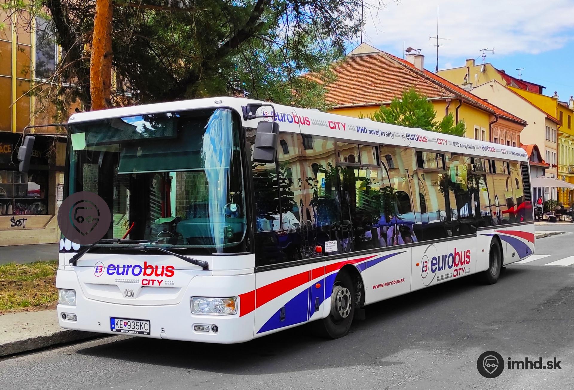 SOR NB 12 City #KE-935KC • imhd.sk Spišská Nová Ves