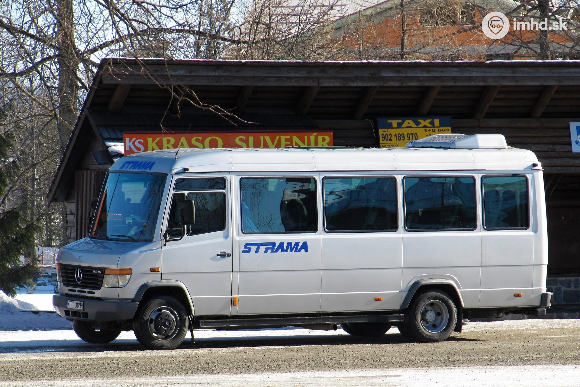 Autobusová linka Poprad - Zakopané (9.1.2019) • imhd.sk Poprad-Tatry