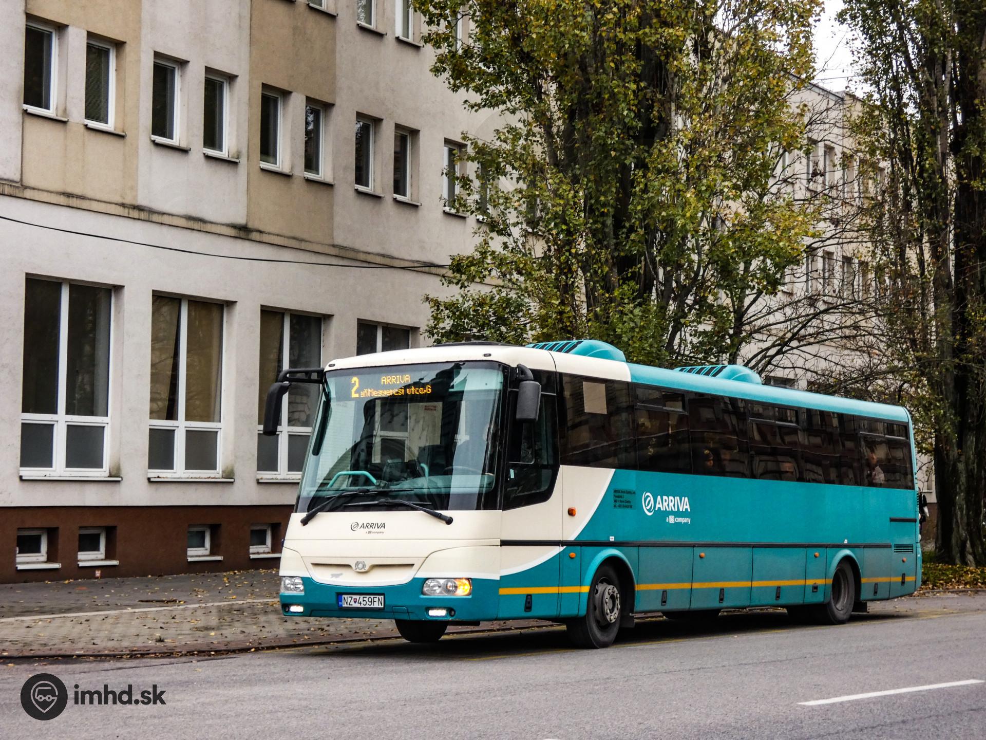 Prímestská SORka na Harčášskom spoji • imhd.sk Poprad-Tatry