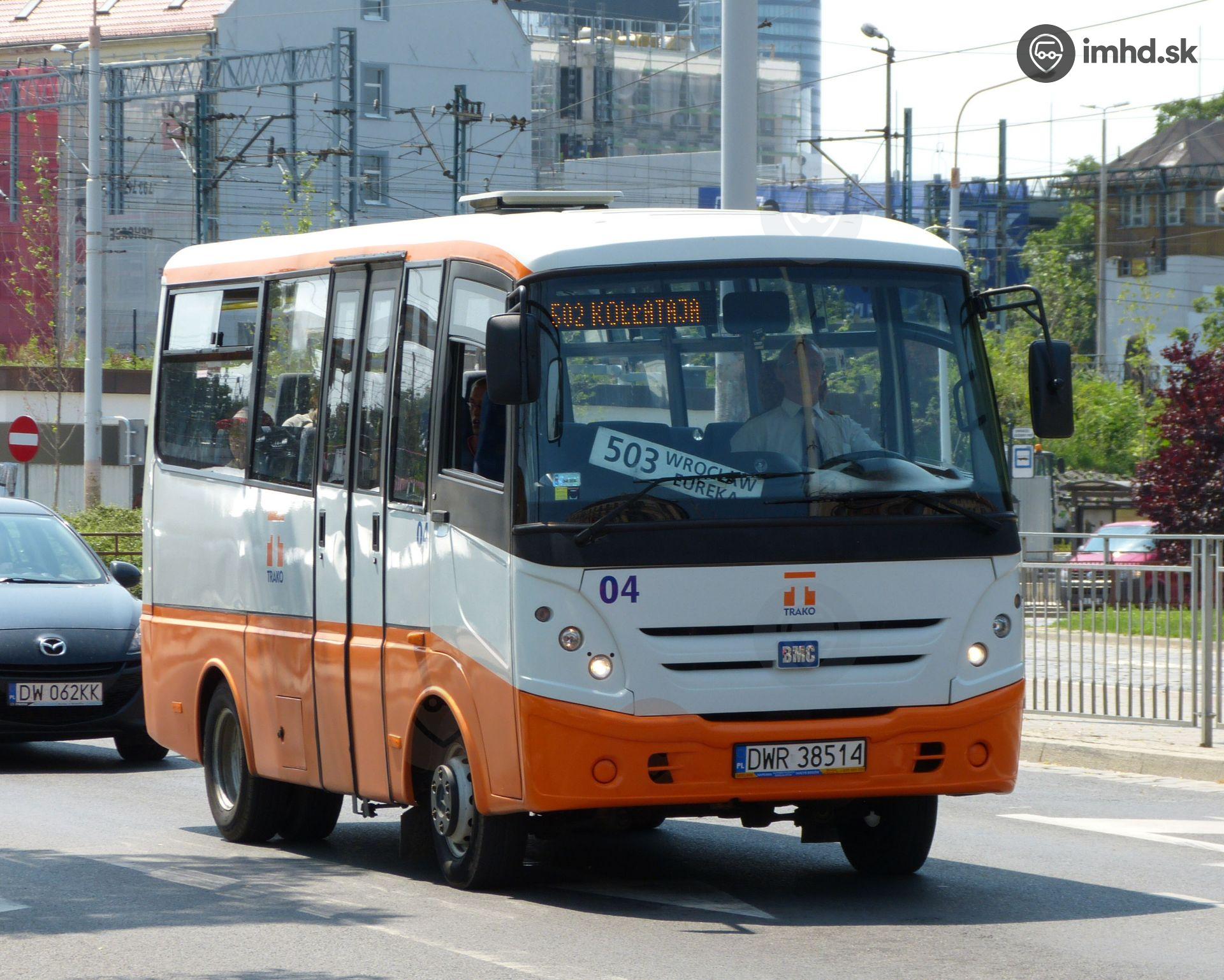 Minibus BMC Levend • imhd.sk Slovensko a svet