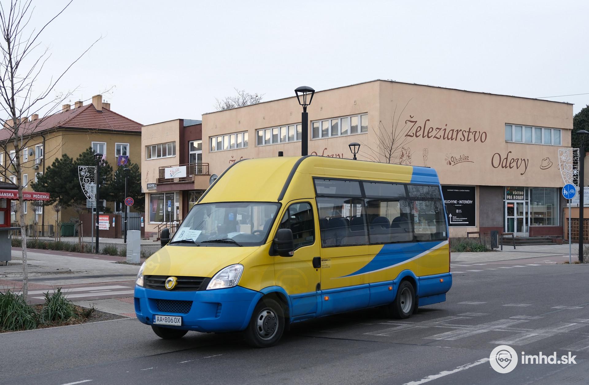 Označníky novej zastávky Kutuzovova, ktorú od januára 2025 obsluhujú ...