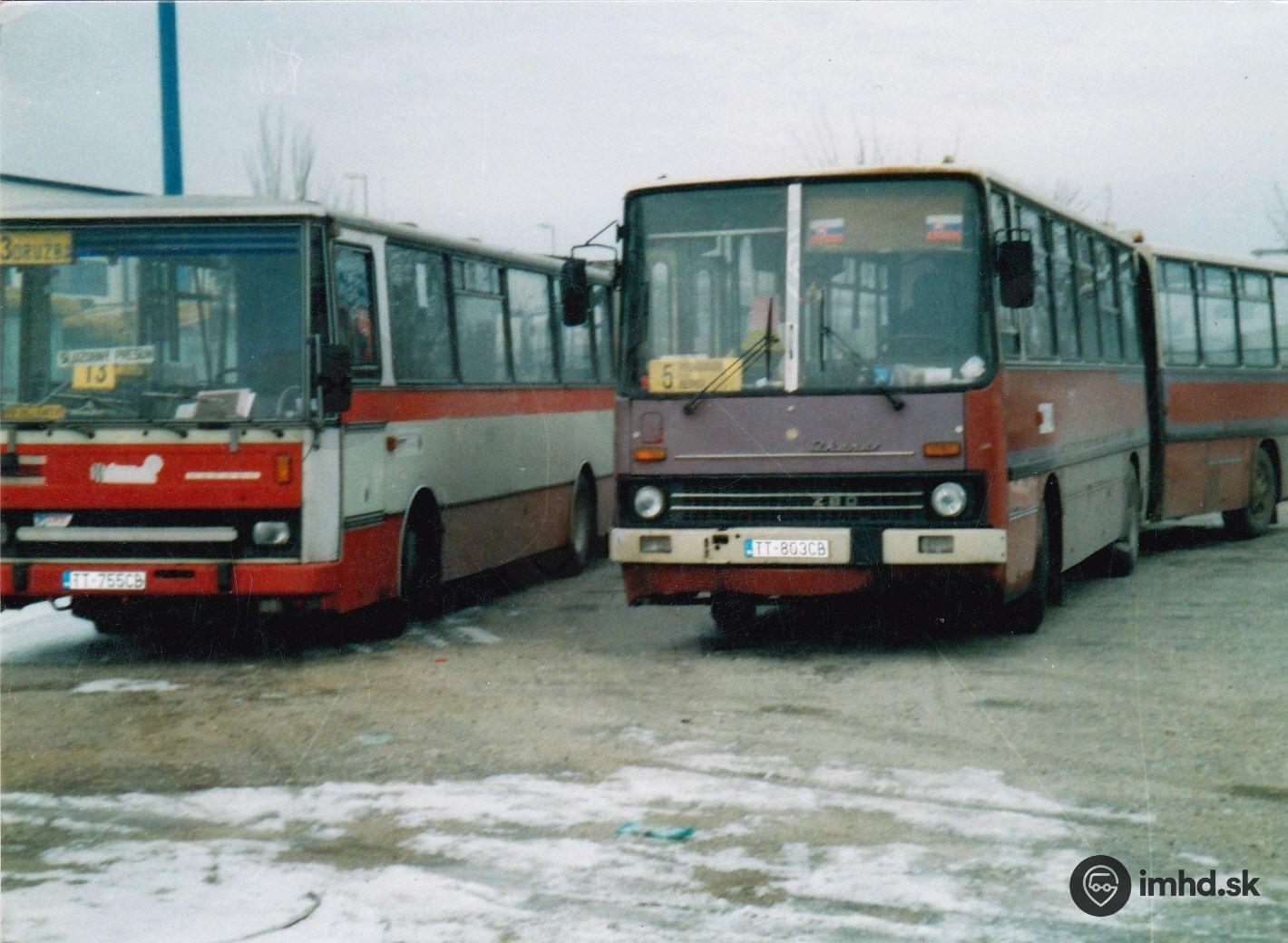 Autobusy MHD - stredisko Trnava • imhd.sk Trnava
