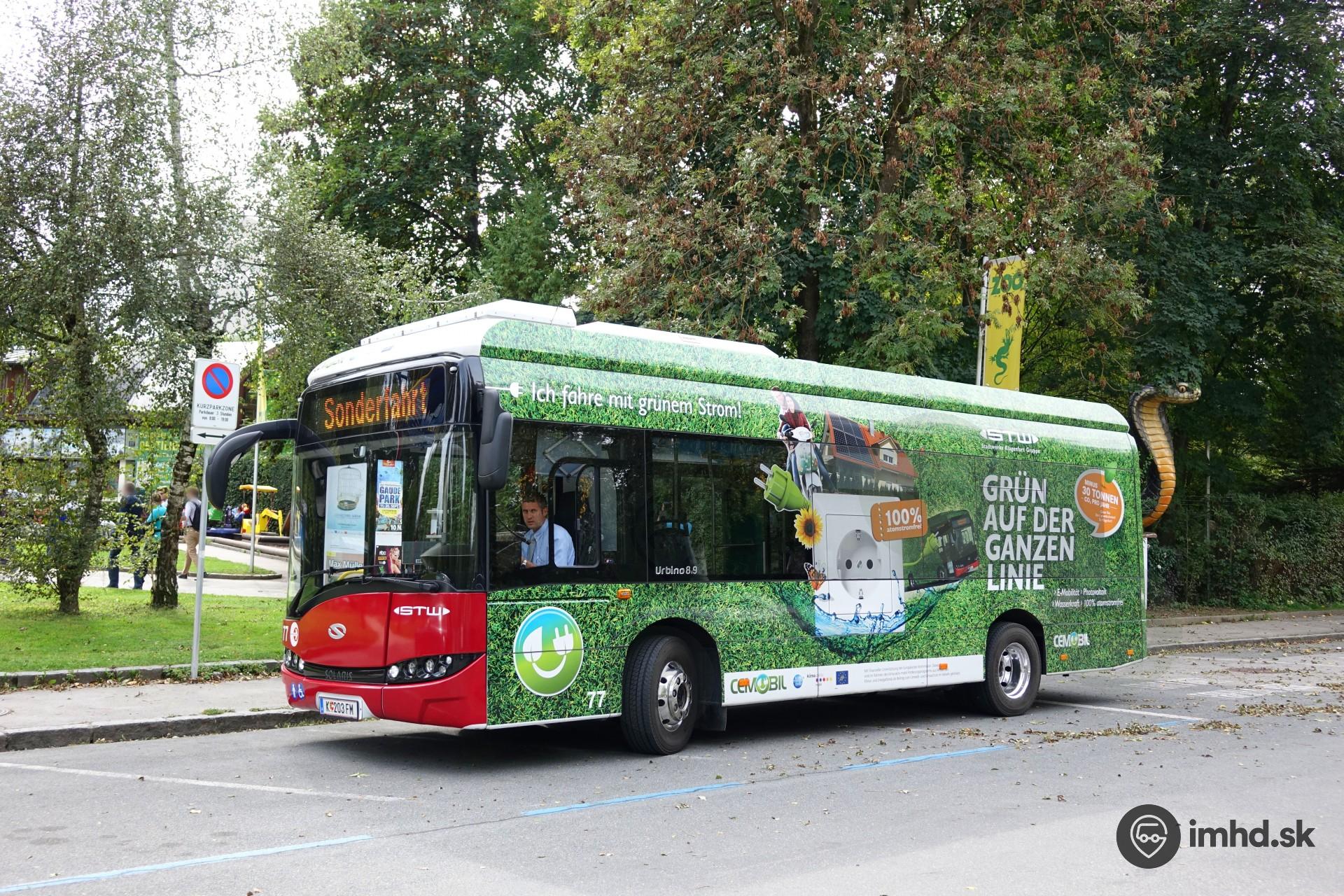 Solaris Urbino 8,9 LE electric • imhd.sk Trnava