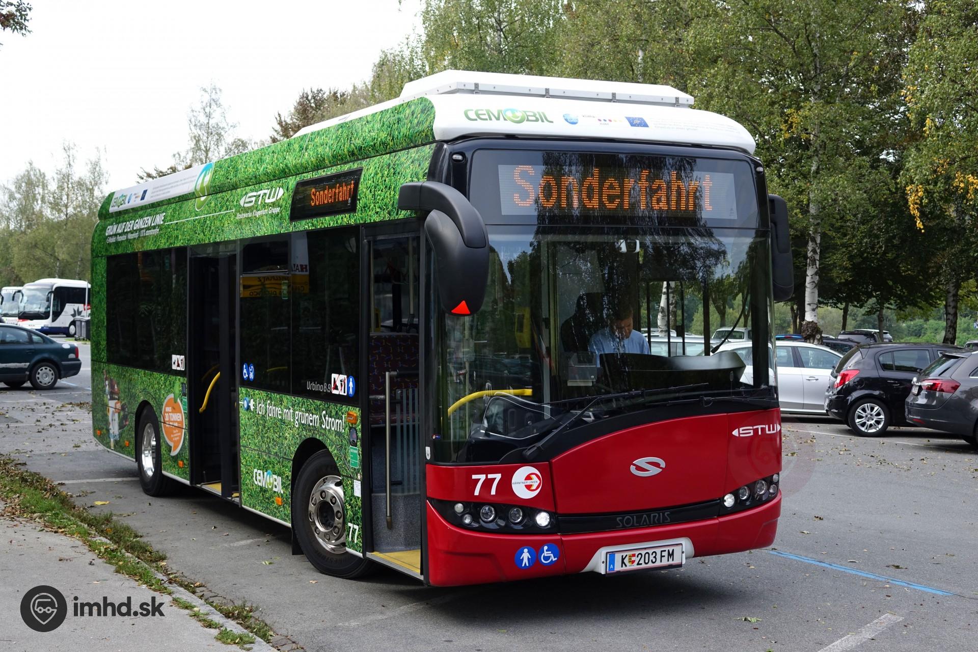 Solaris Urbino 8,9 LE electric • imhd.sk Trnava