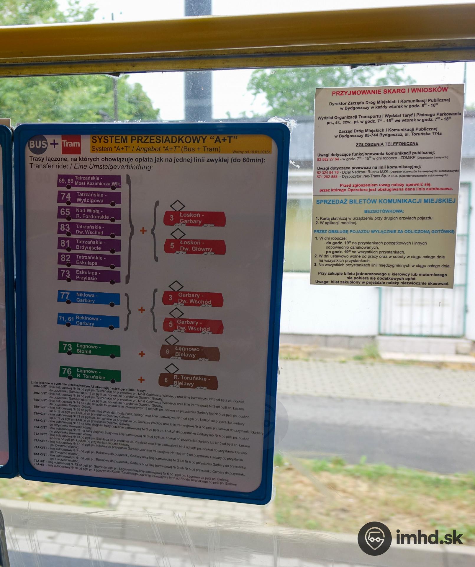 Oznam o prestupoch medzi autobusmi a električkami na vybraných konečných • imhd.sk Trnava