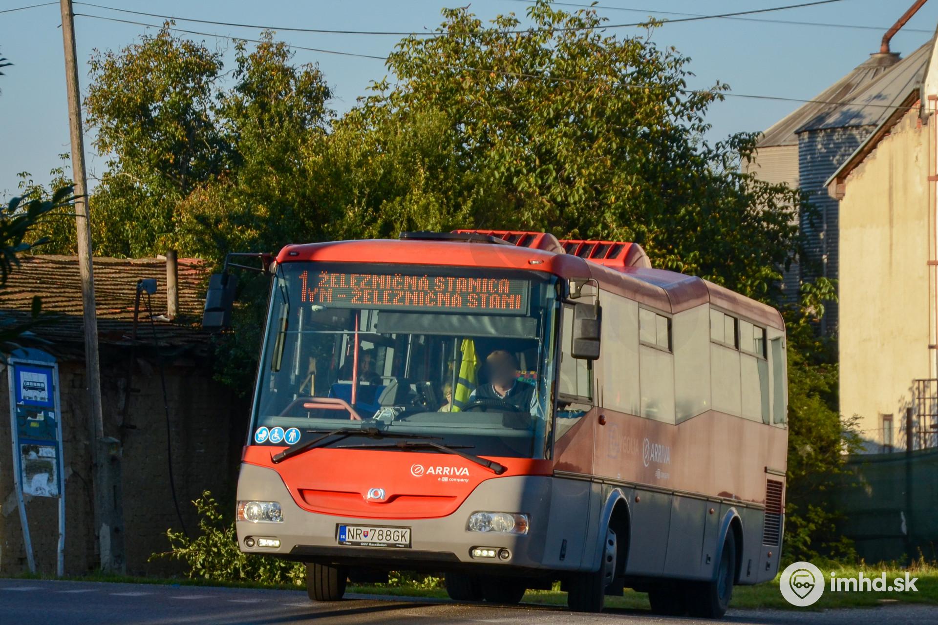 #NR-968GL, Topoľčany, Ul. Martina Rázusa, autobusová stanica • imhd.sk ...