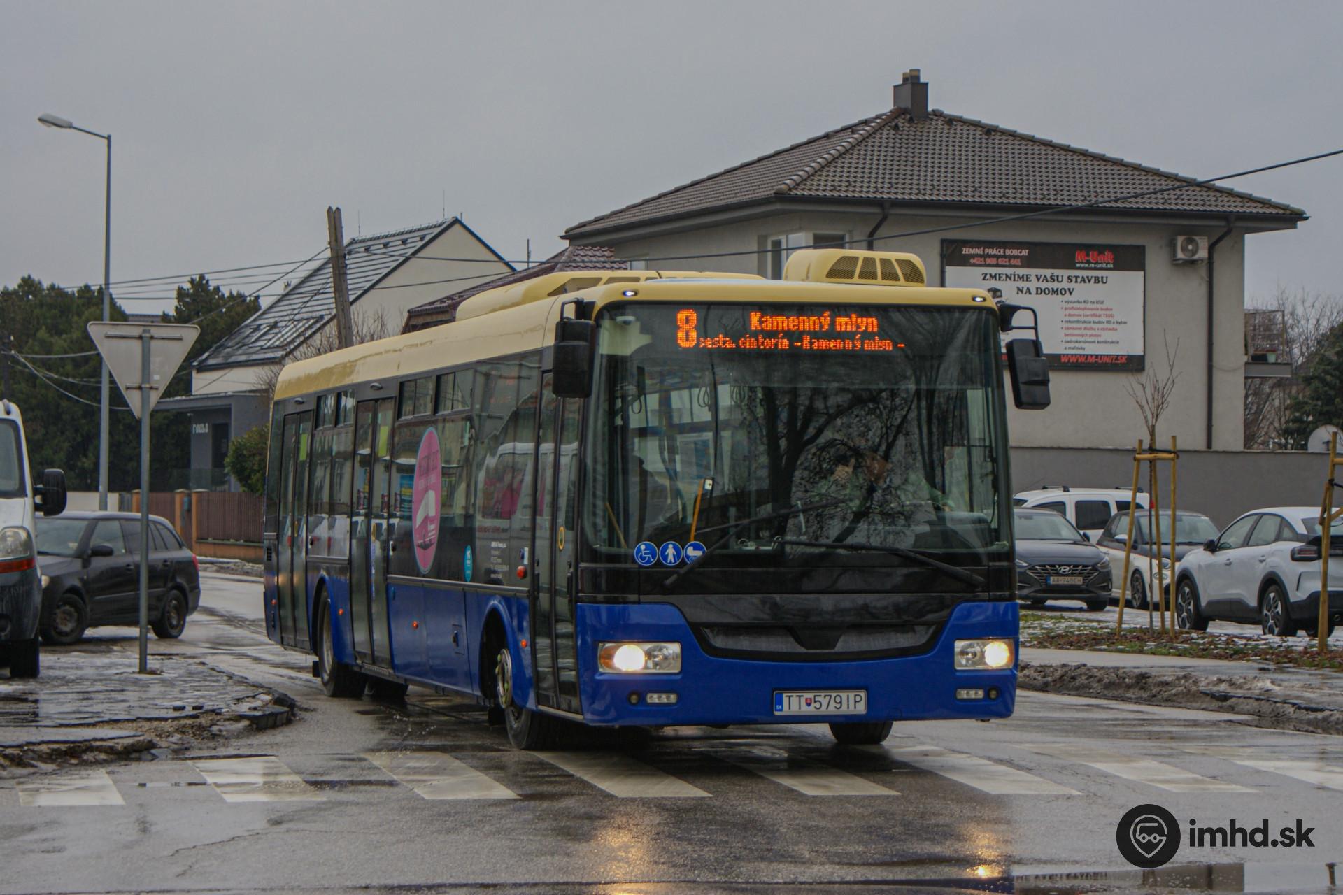 SORka prestávkuje v Kamennom mlyne • imhd.sk Trnava