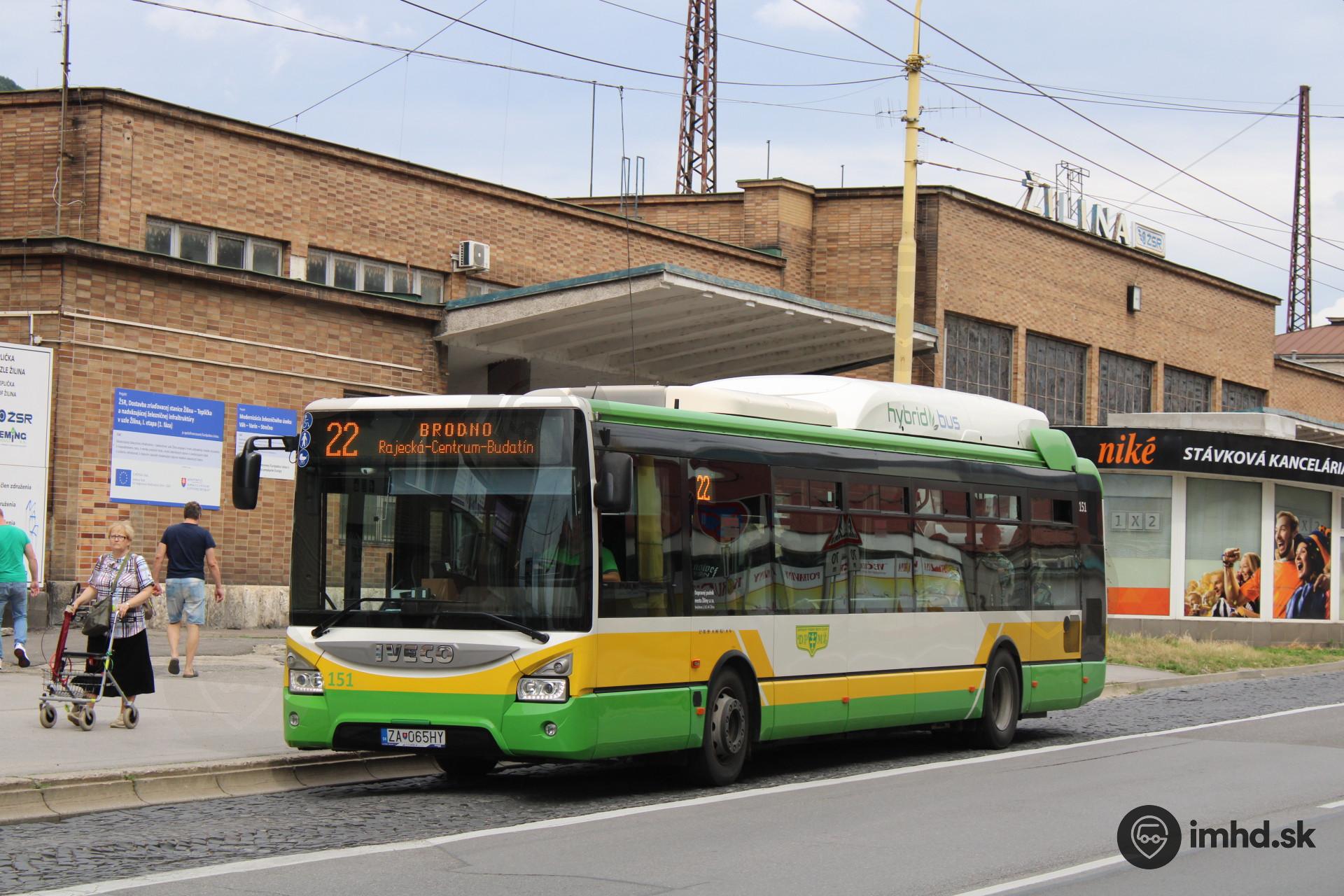 Zmeny na linkách 22 29 50 (od 11.12.2023) • imhd.sk Žilina